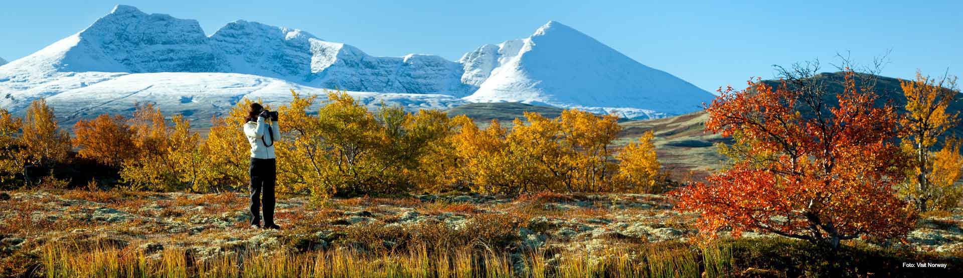 Die Region Rondane in Ostnorwegen mit dem Nationalpark