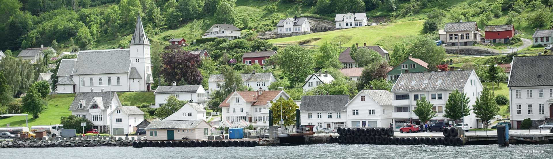 Historisches Dorf und Volkskundemuseum in Hardanger in Utne