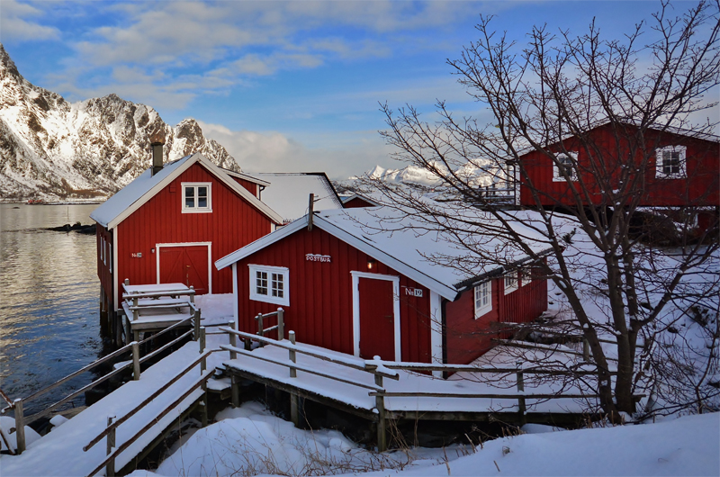 Svinoya Rorbuer Hotel in Svolvaer - Lofoten Winterurlaub